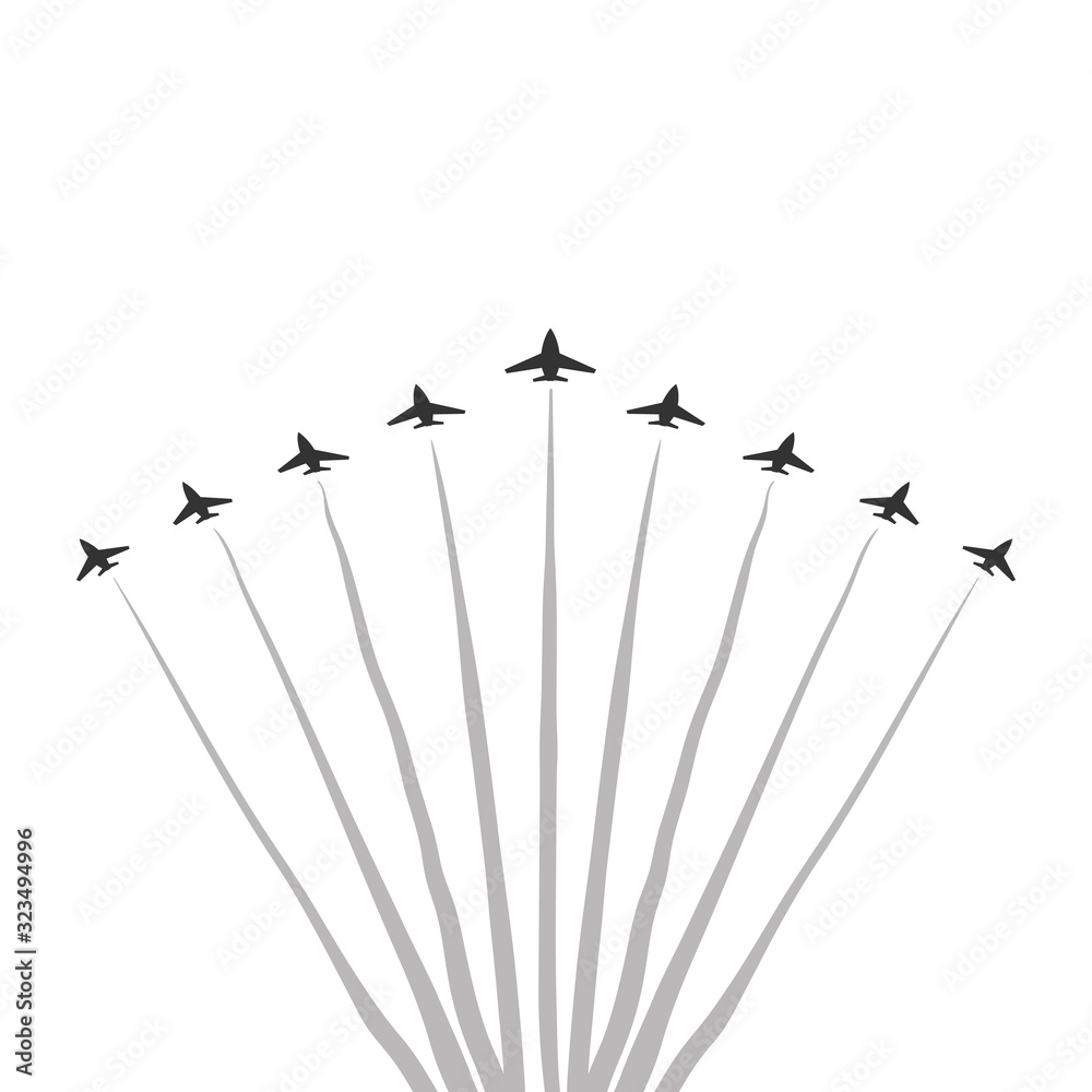 abstract black airplane background Stock vector illustration Stock ...