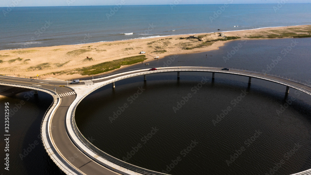 Puente Laguna Garzon in Uruguay Stock Photo | Adobe Stock