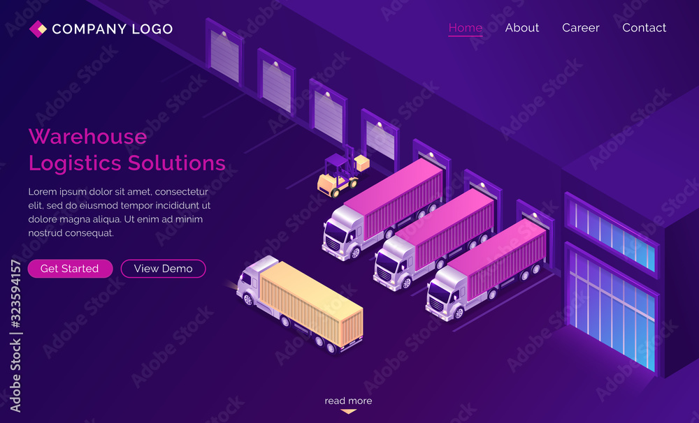 Warehousing Logistics Banner