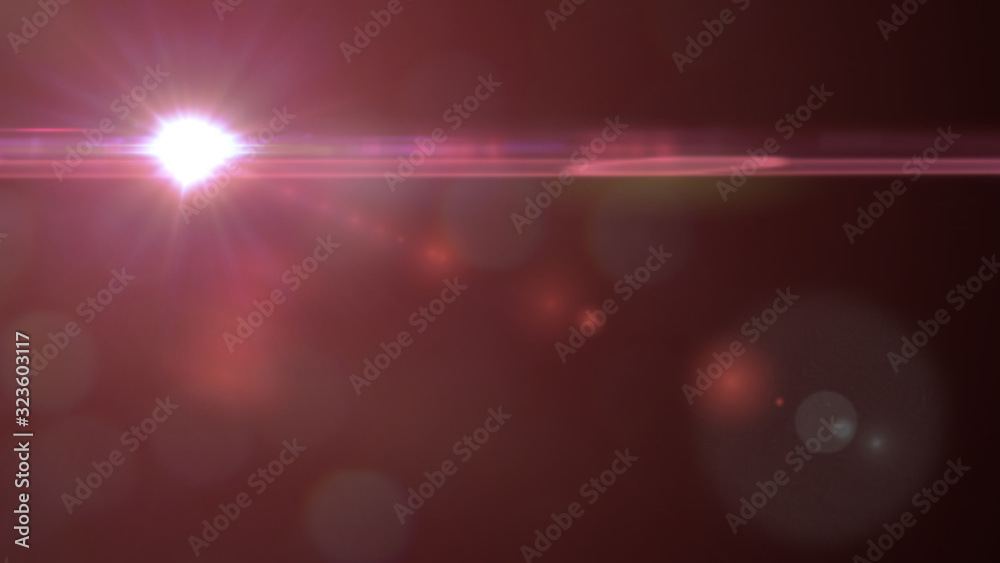 intense lens flare effect overlay texture with bright light Stock ...