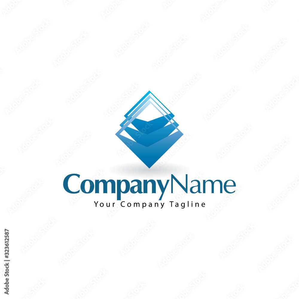 Glass service symbol layout. Windows and screens repair creative logo ...