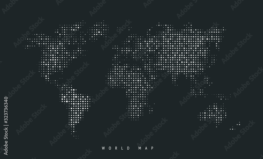 World map Stock Vector | Adobe Stock