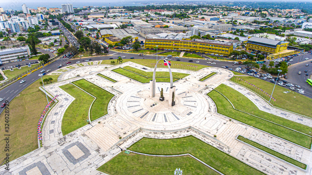 Plaza de la Bandera Republica Dominicana Stock Photo | Adobe Stock