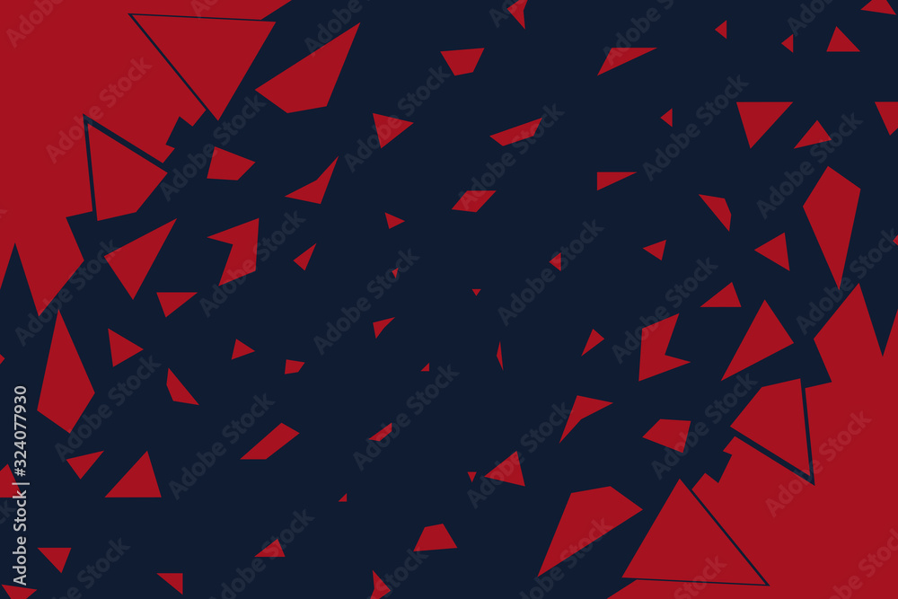 The abstract background is collapsing. Fragments in the form of ...