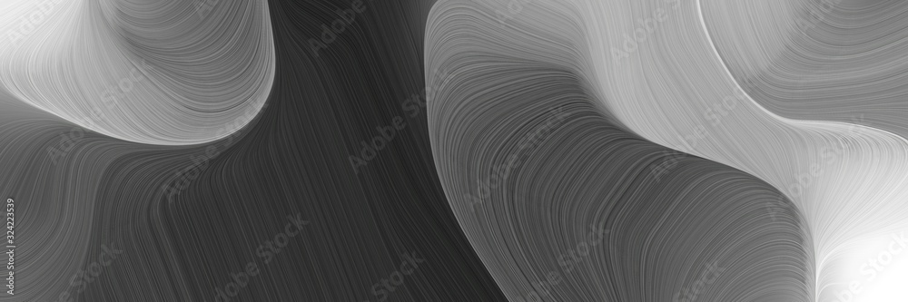 surreal horizontal header with dark slate gray, pastel gray and light ...