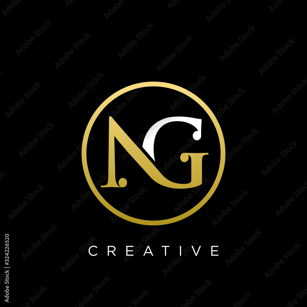 ng logo design vector icon Stock Vector | Adobe Stock