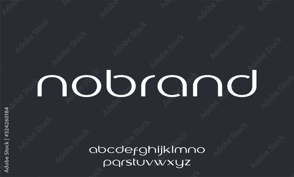 luxury lowercase display font typeface to make your brand looks premium ...