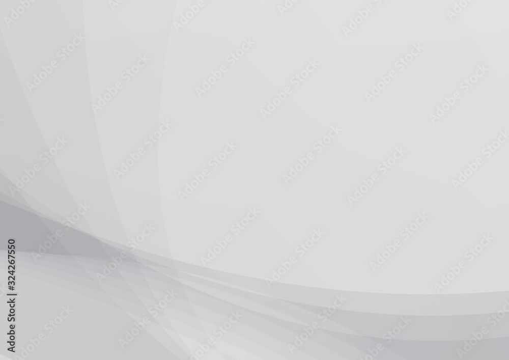 Abstract grayscale curve border background. Vector illustration. Stock ...