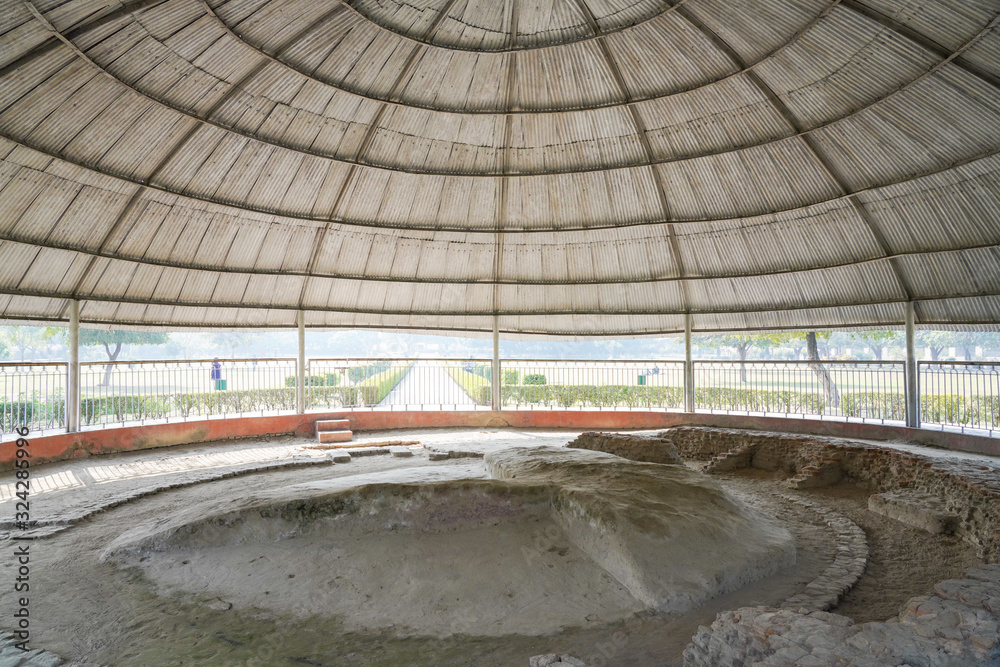 View of The Buddha Relic Stupa or Licchavi Stupa in Vaishali India ...