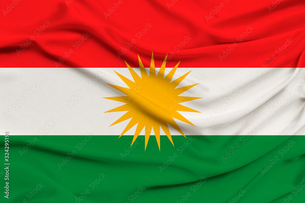beautiful photo of the colored national flag of the modern state of ...