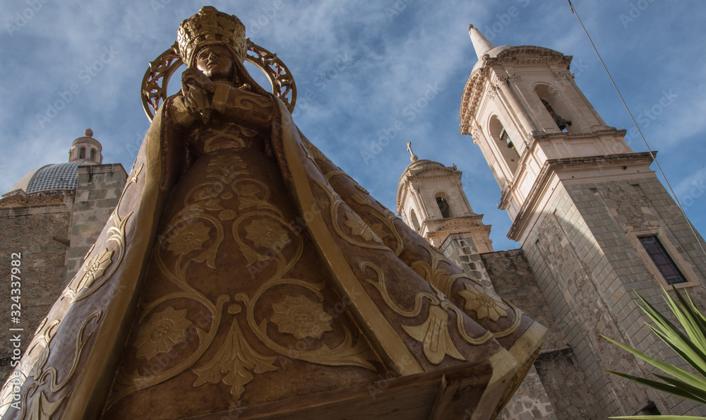 Colón, Queretaro / Mexico- Jul 2018 The Virgin of Dolores Soriano is a ...