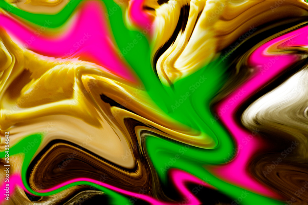 artistic liquid effect backdrop. illustration for art and design Stock ...