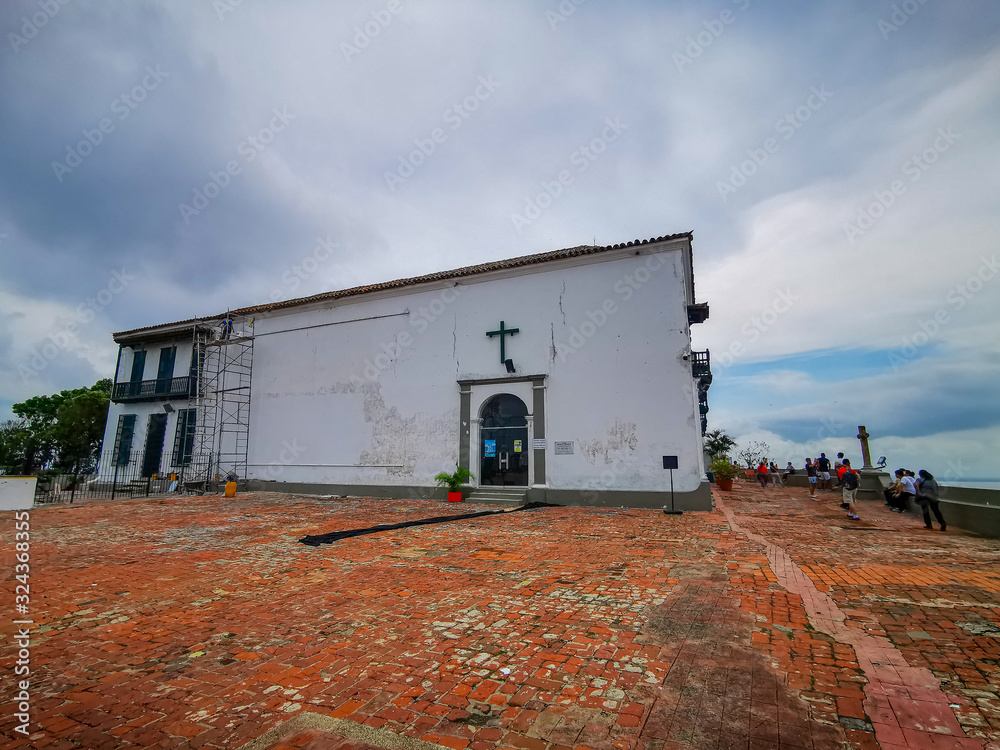 Convento de la Popa, Cartagena, Colombia. Spanish, fortification. Stock ...