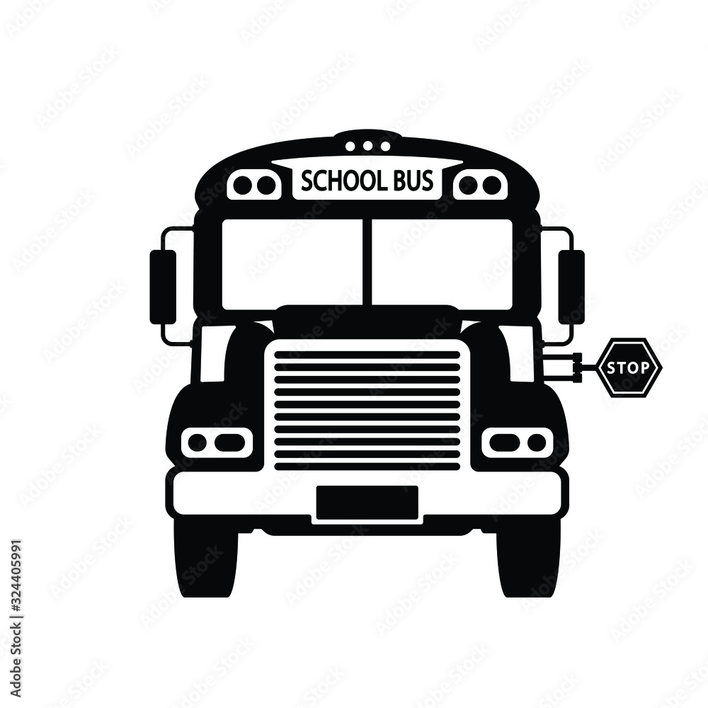 Bus Silhouette Vector