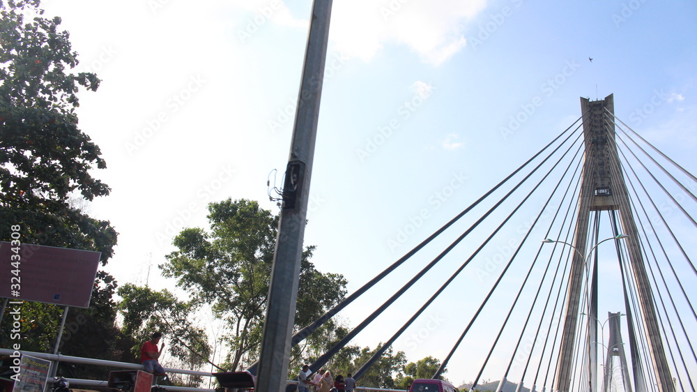 Barelang Bridge is an iconic landmark of the Riau Islands Stock Photo ...