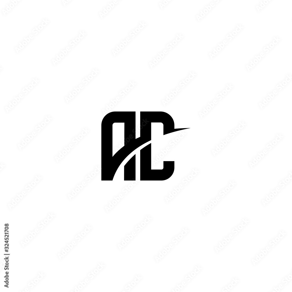 AC A C Logo Design with Creative Stock Vector | Adobe Stock