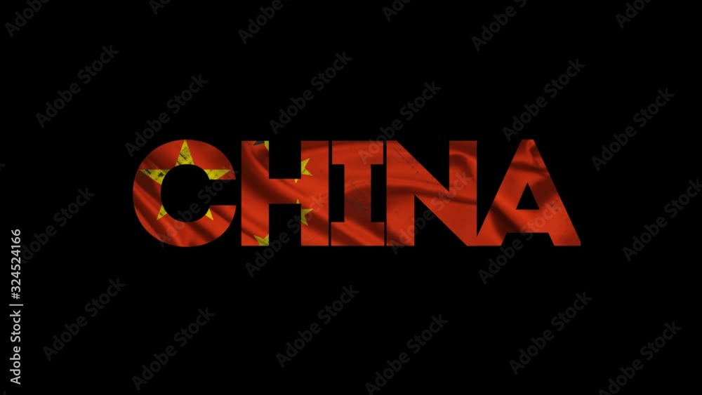 China Intro Draw Logo Animation + Alpha Channel Stock Video | Adobe Stock