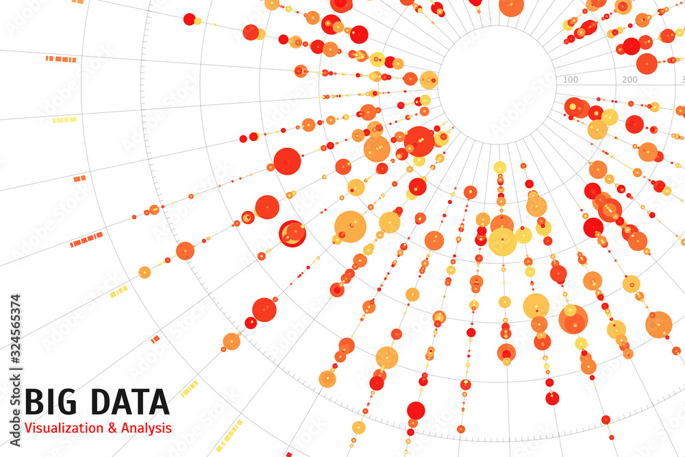 Big data concept visualization. Abstract data diagram. Complex ... Big data concept visualization. Abstract data diagram. Complex ...
