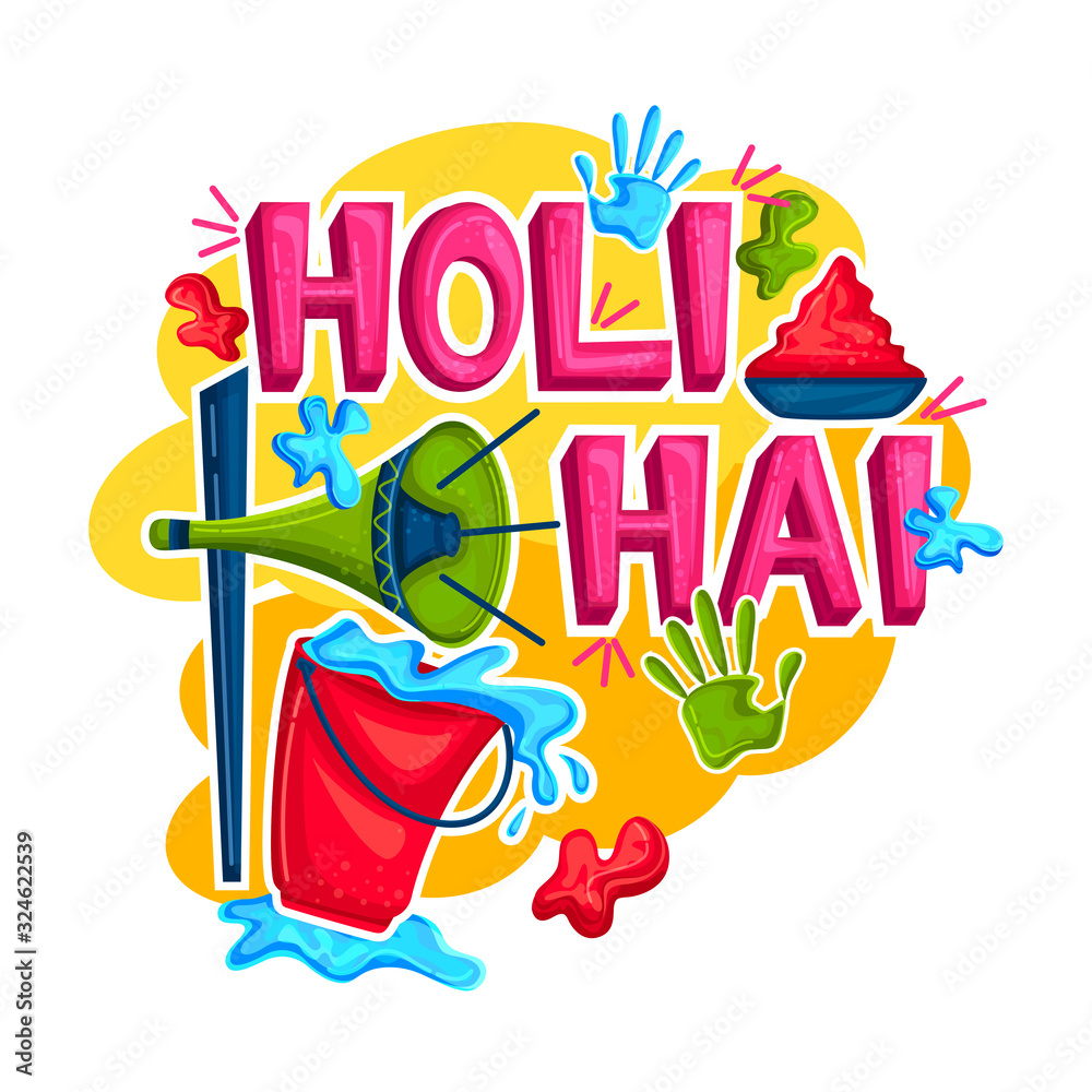 Colorful Traditional Holiday background for festival of colors of India ...