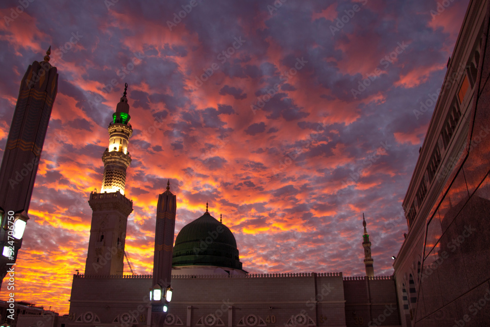 Masjid Nabawi Sunset