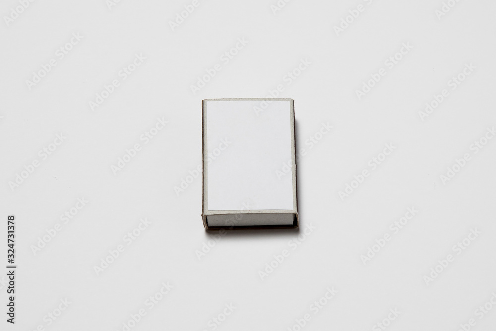 A closed Matchbox Mock up isolated on a white background.High ...
