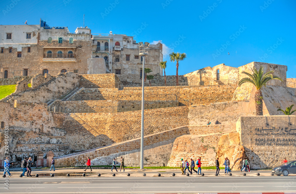 Tangier, City center in sunny weather Stock 写真 | Adobe Stock