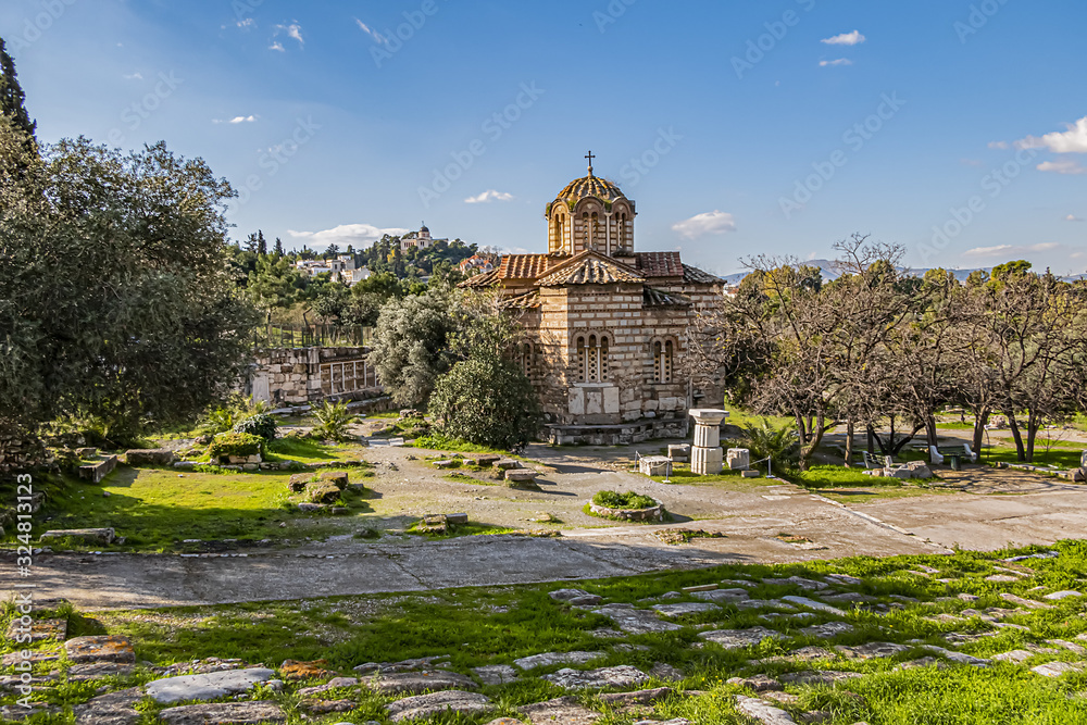 Church of Holy Apostles (Holy Apostles of Solaki, X century), located ...