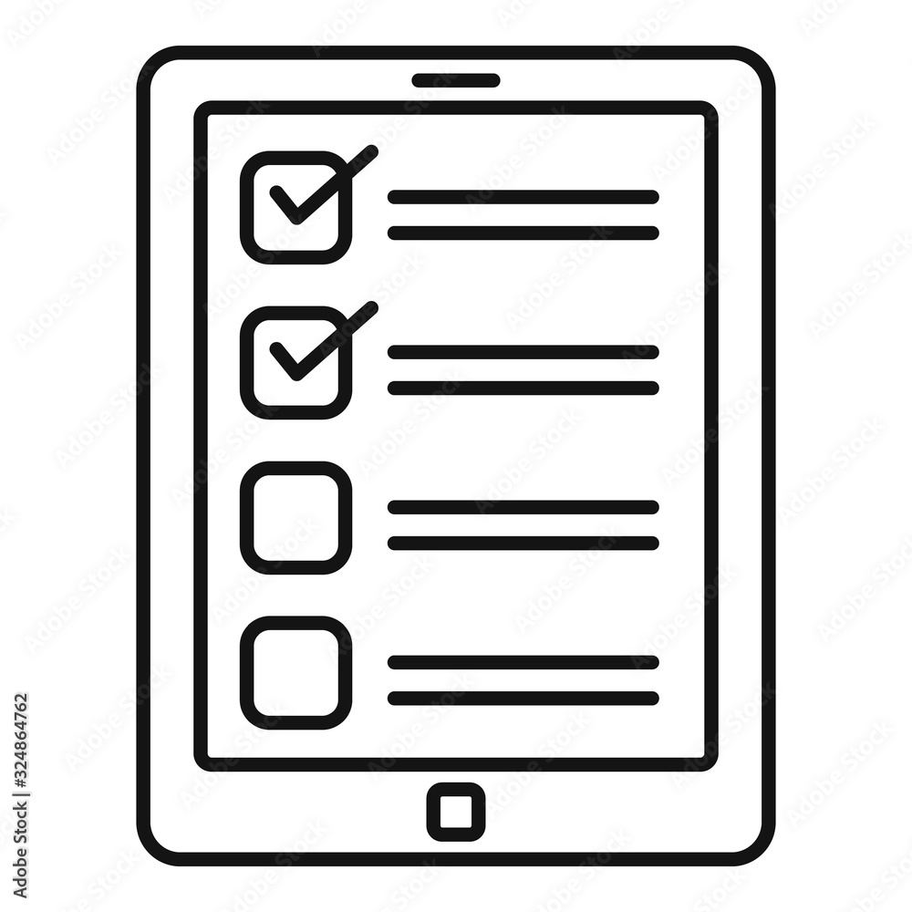 Tablet Icon Vector