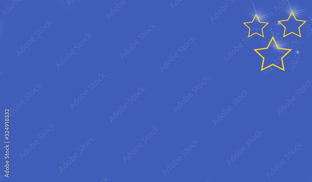 Fondo azul con estrellas Stock Illustration | Adobe Stock