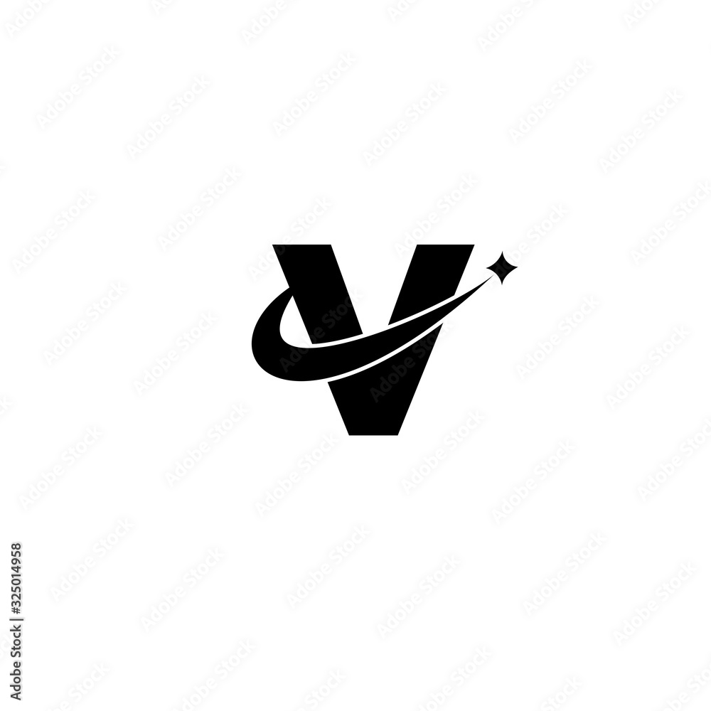 V logo icon design template elements Stock Vector | Adobe Stock