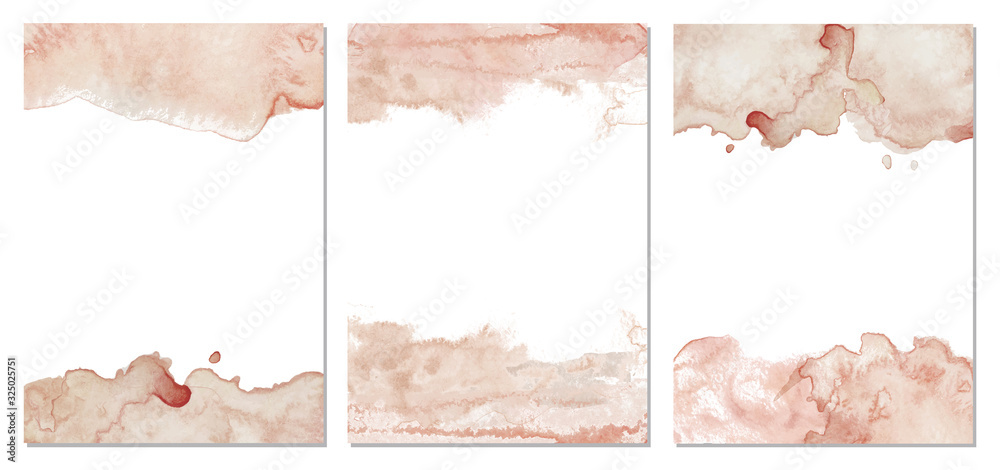 Watercolor blush pink abstract background. Vector texture Stock Vector ...