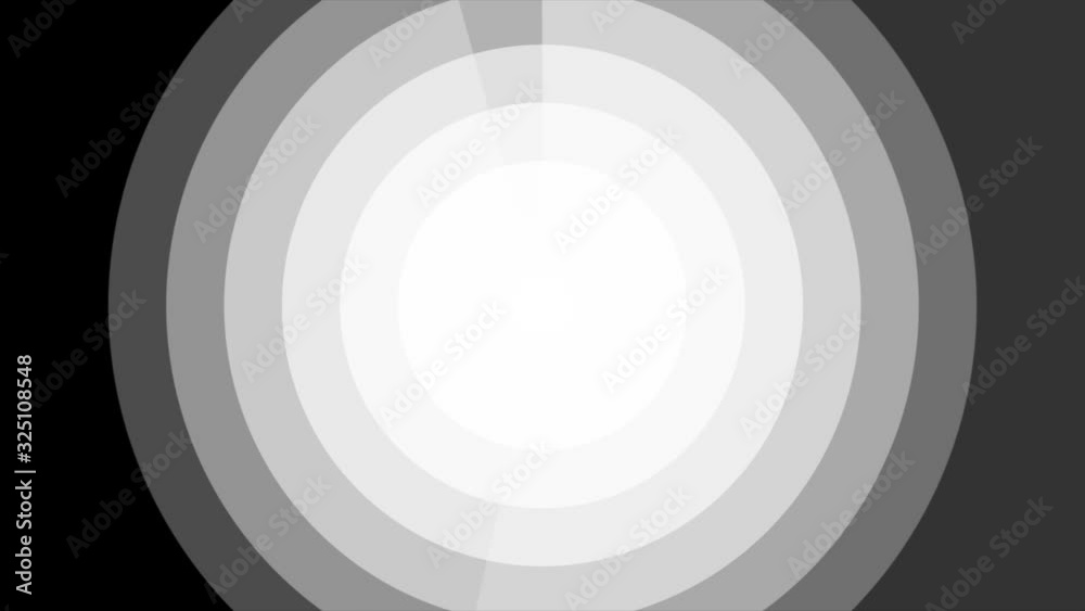 Circle transition animation. Transparency white circle to black ...