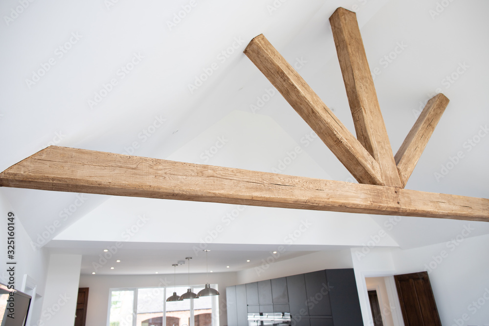 oak beams Stock Photo | Adobe Stock