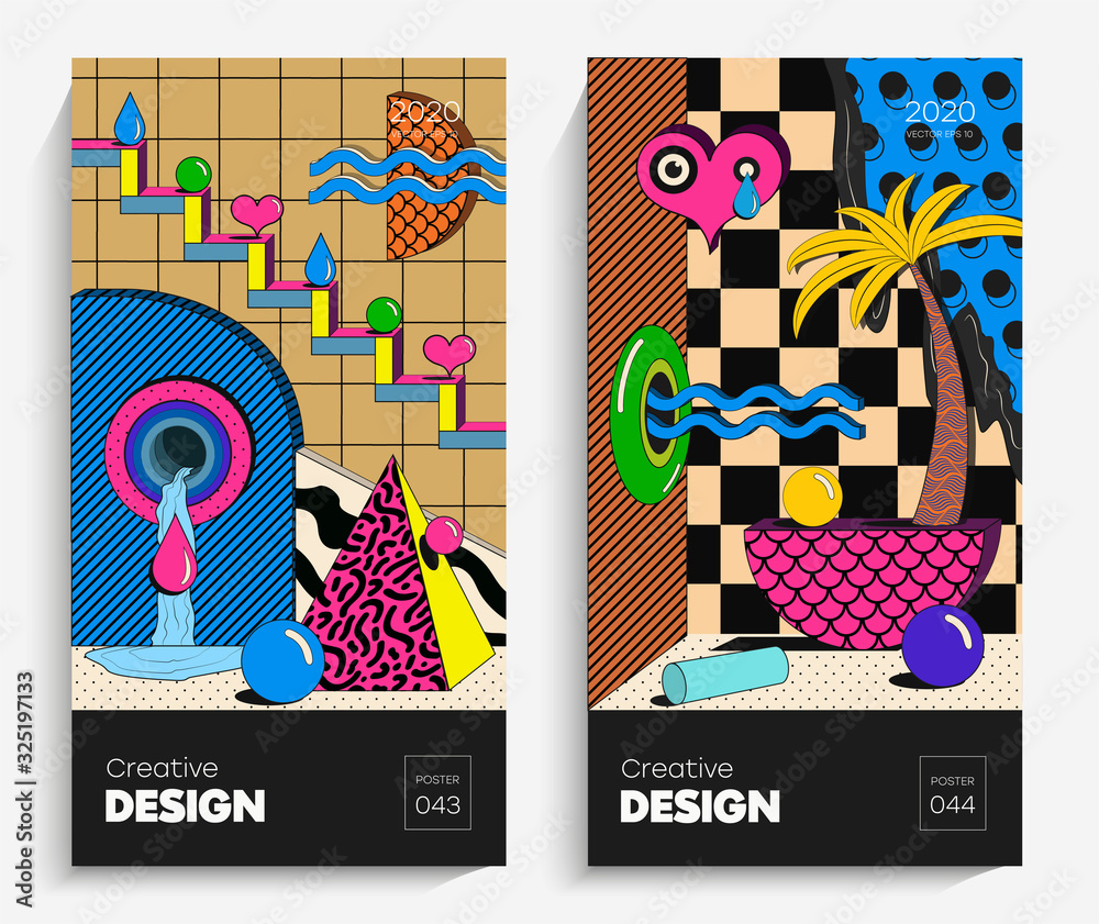 Bright abstract art illustration. The vector is suitable for your ...