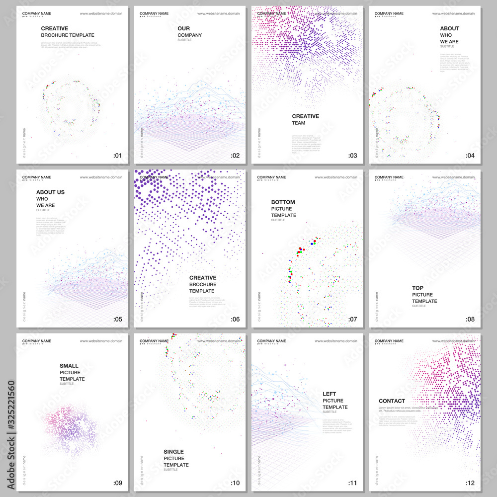 A4 brochure layout of covers design templates for flyer leaflet, A4 ...