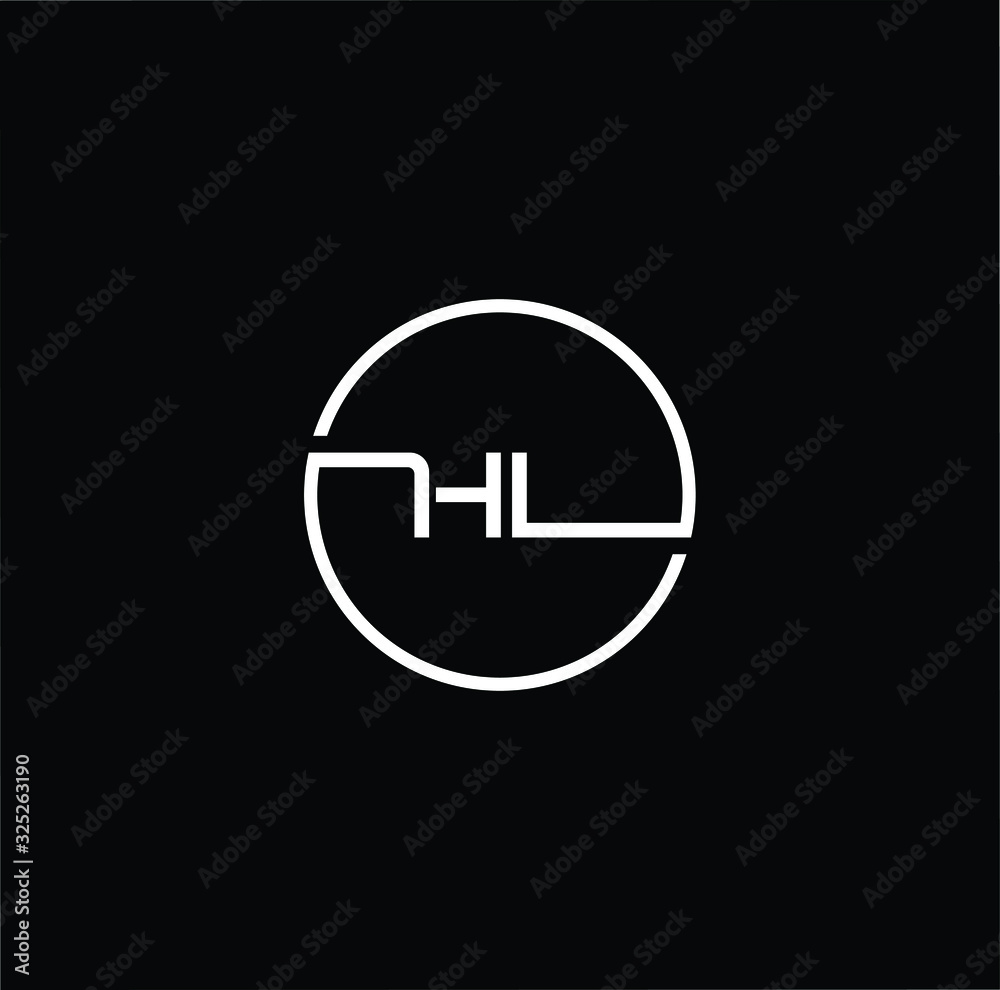 Minimal elegant monogram art logo. Outstanding professional trendy ...