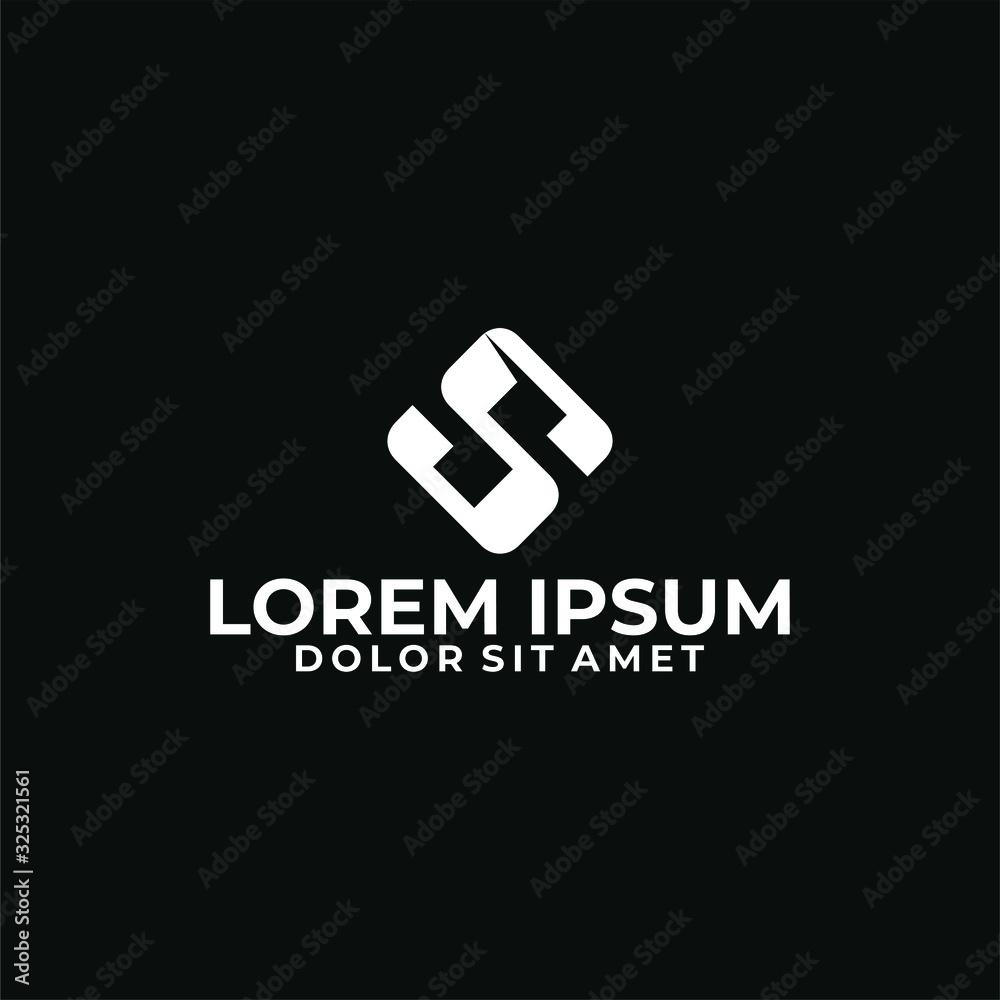 Initial letter sb logo template with rounded sporty font illustration ...