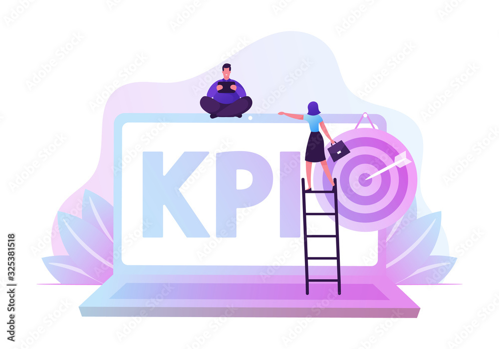 Businessman Analyzing Business Analytics or Intelligence Dashboard on ...