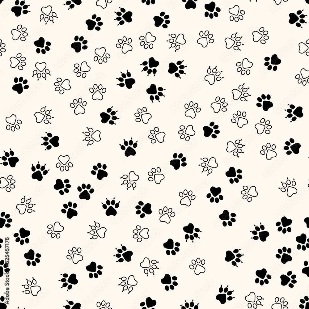 Paw Print Background
