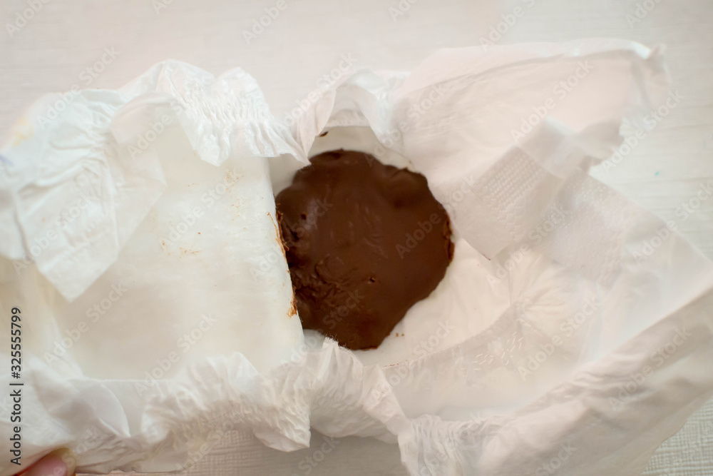 Chocolate Diaper