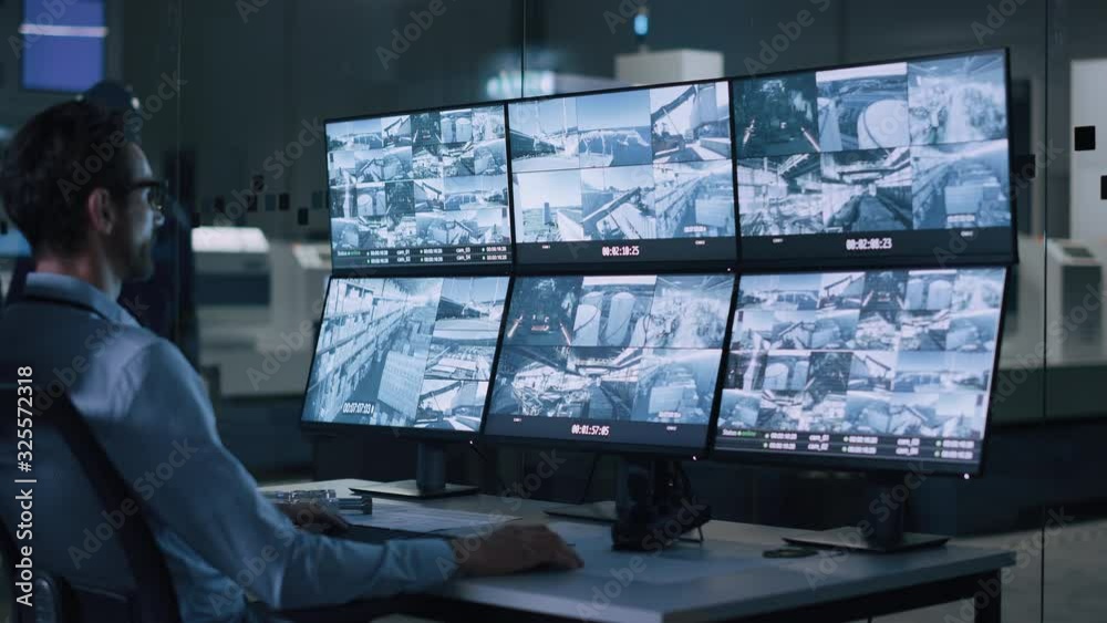 Industry 4.0 Modern Factory: Security Operator Controls Proper ...