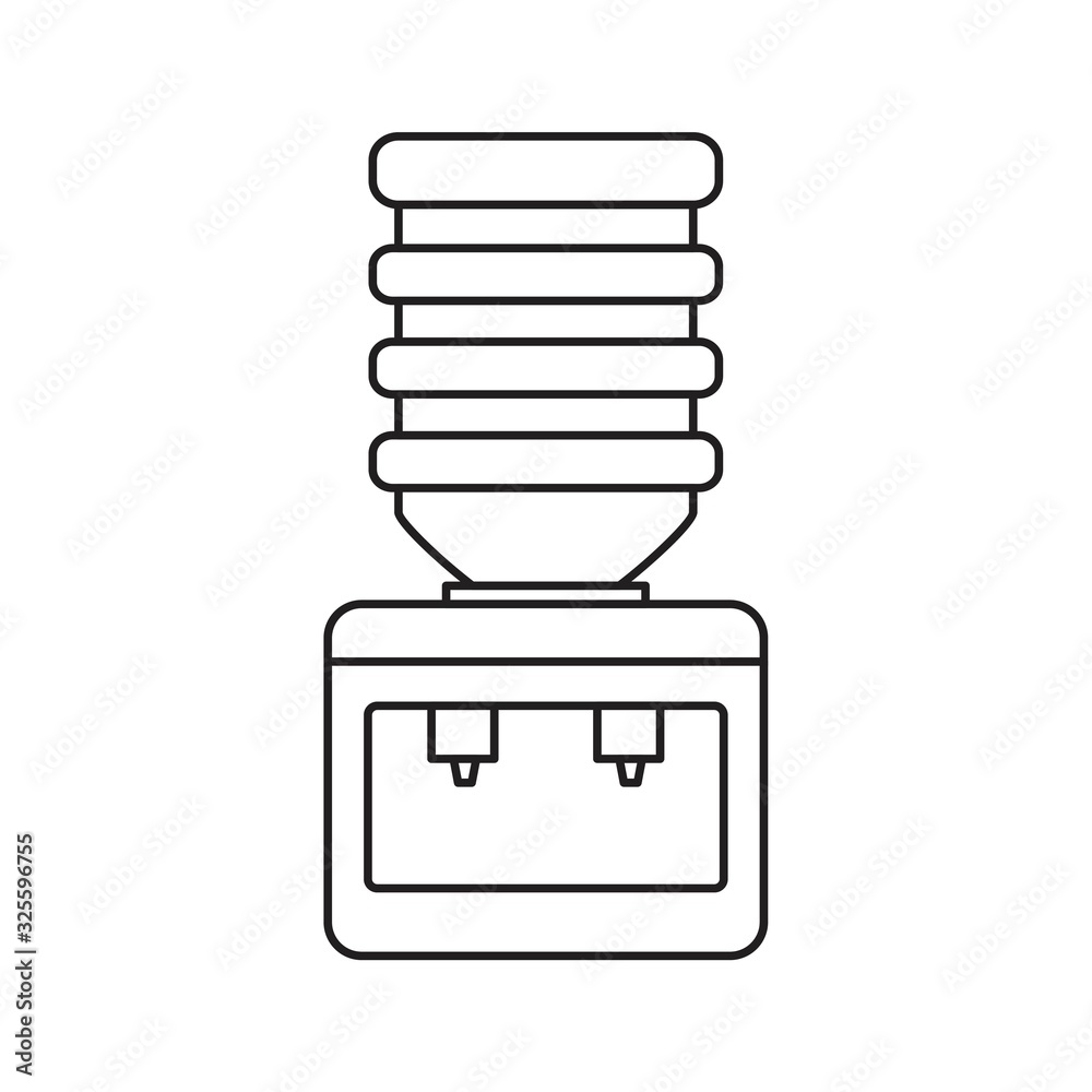 Dispenser icon template black color editable. Dispenser icon symbol ...