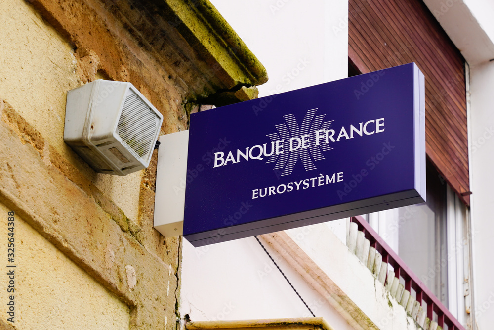 Foto de Banque de France text logo sign in official building french ...