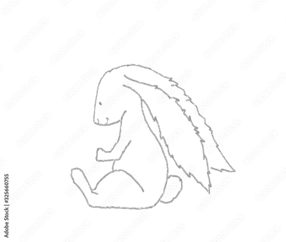 Children's coloring book illustrations, lain, cute characters. Stock ...