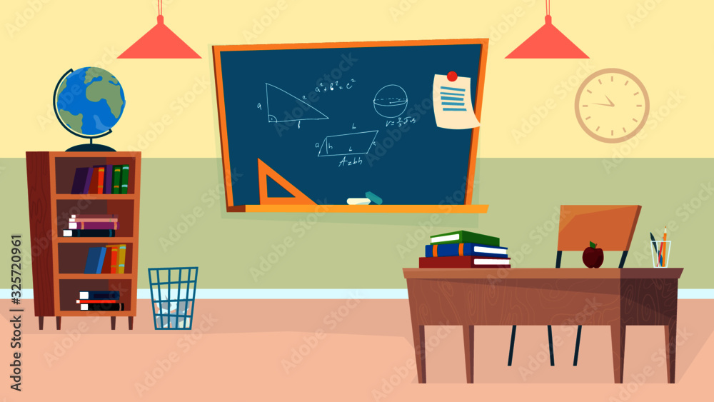 School - Background Stock Vector | Adobe Stock