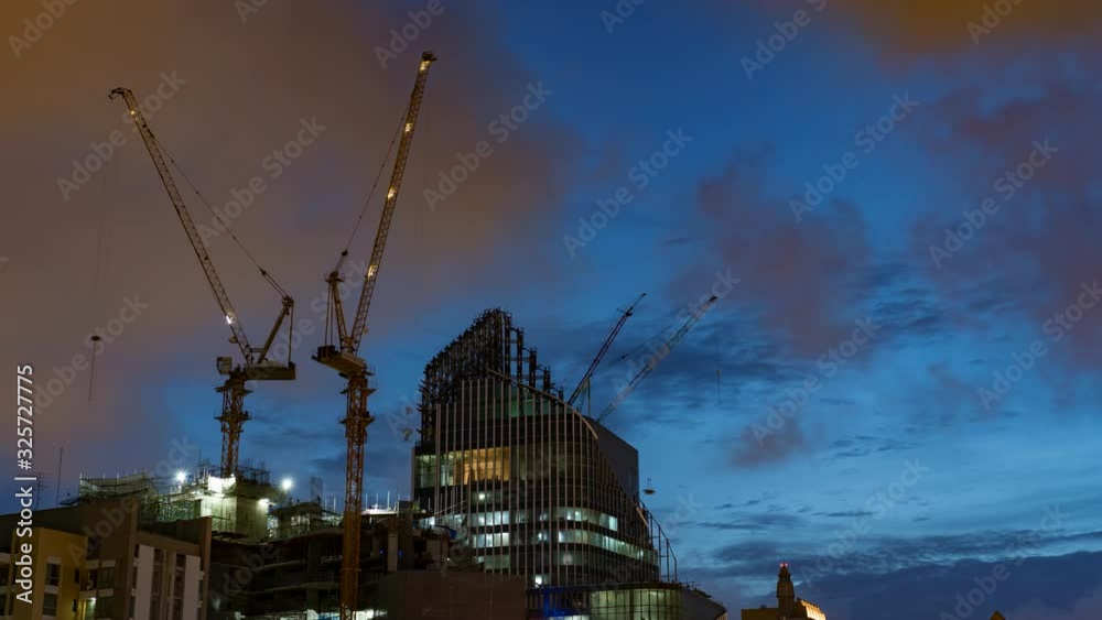 Video „Timelapse Construction the buildings. Construction Process of ...