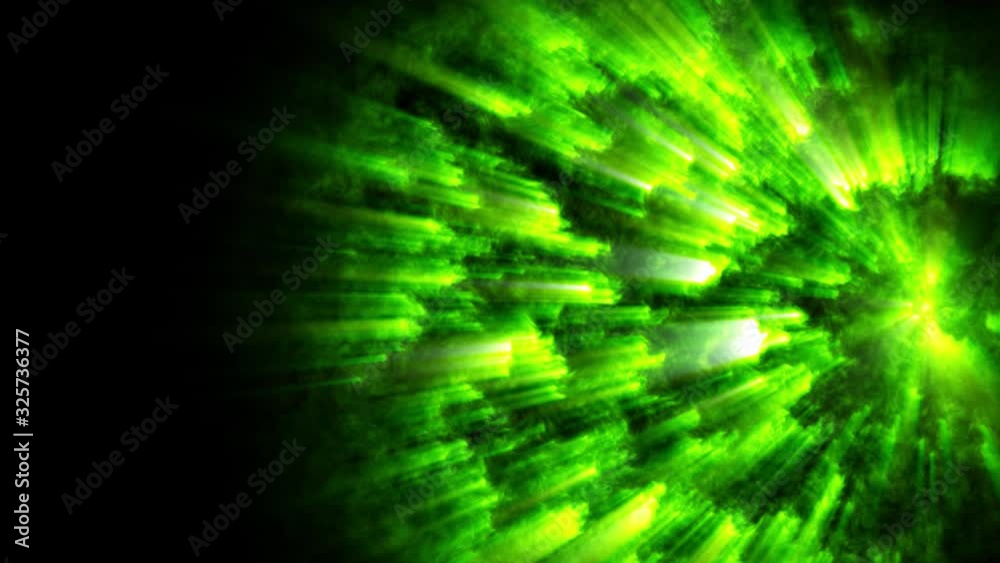 4k abstract looped space background like a burning star from the ...