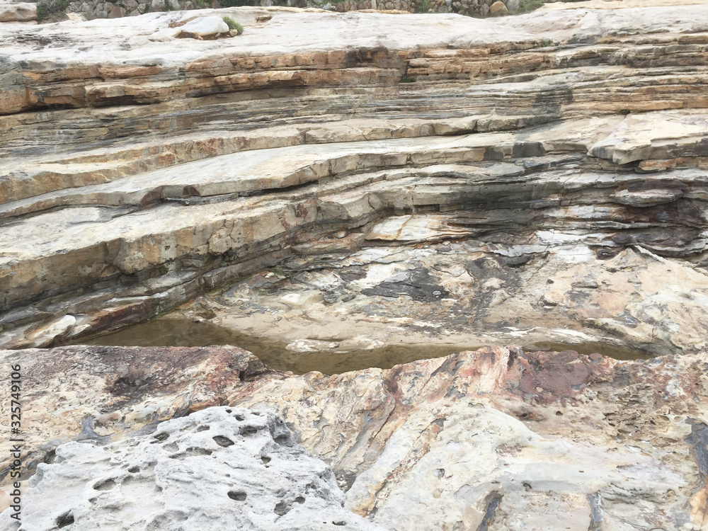 Japan background of stone texture - Nanki Shirahama Onsen / Wakayama ...