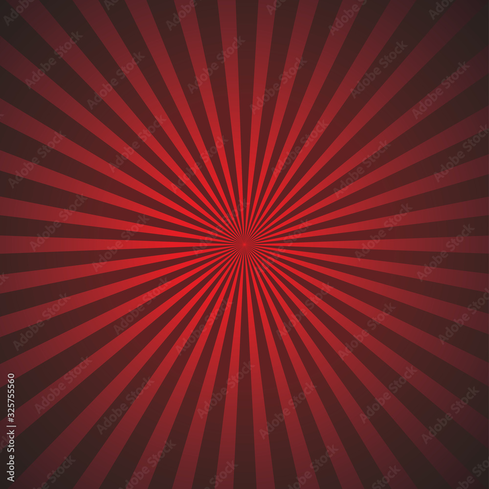 Vector Stock illustration. Red sunbeam splash background Stock Vector ...
