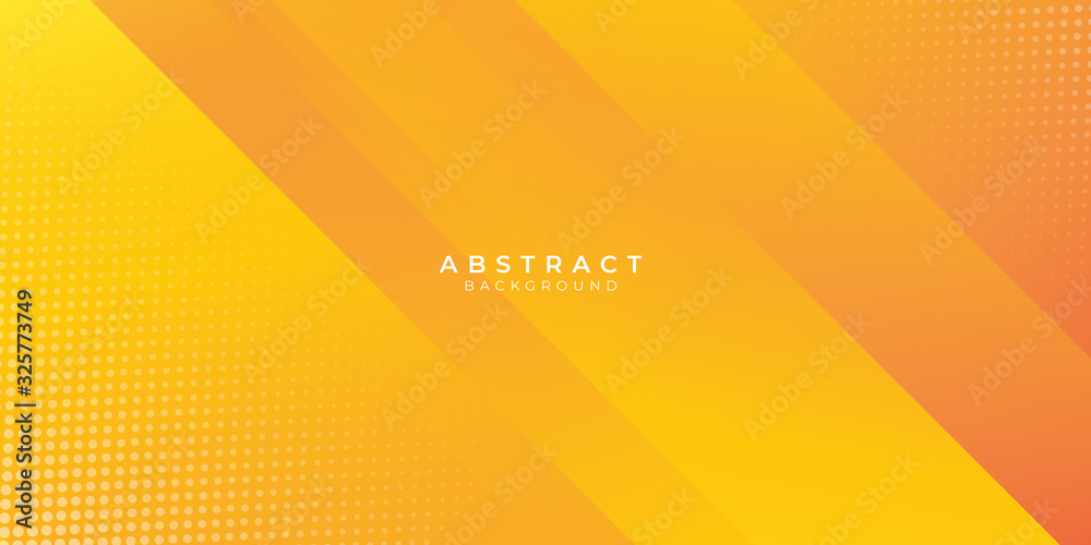 Abstract orange gradient geometric shape background with dynamic box ...